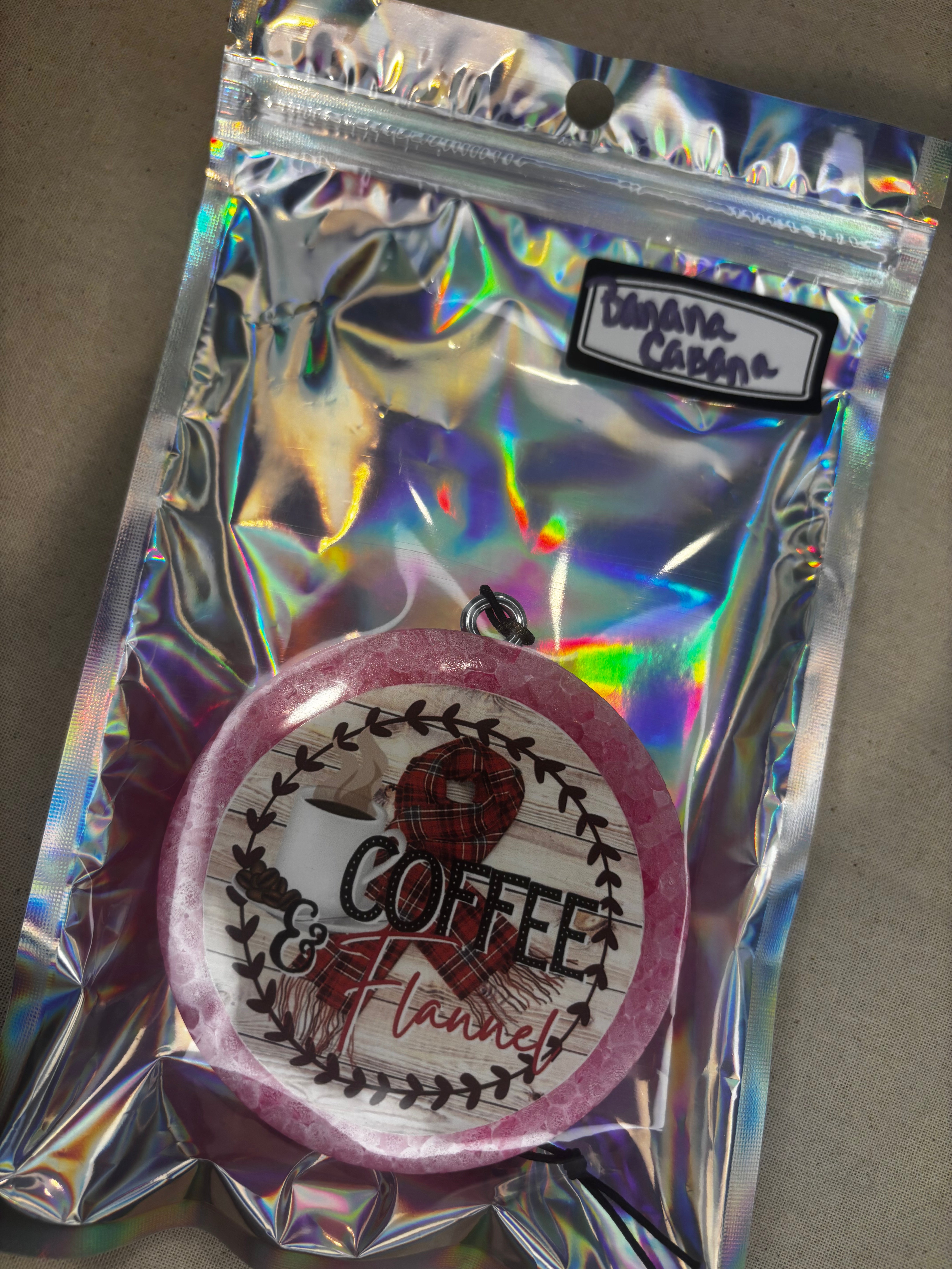 Coffee & Flannel Car Freshie-Banana Cabana – KayJ Customs